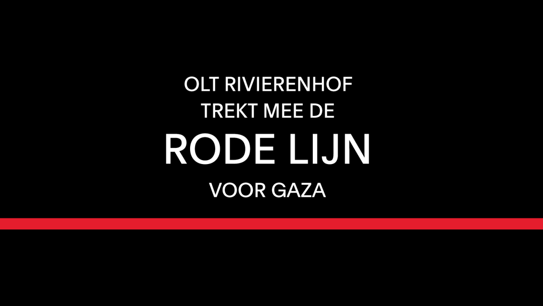 OLT trekt mee de rode lijn voor Gaza - OLT Rivierenhof